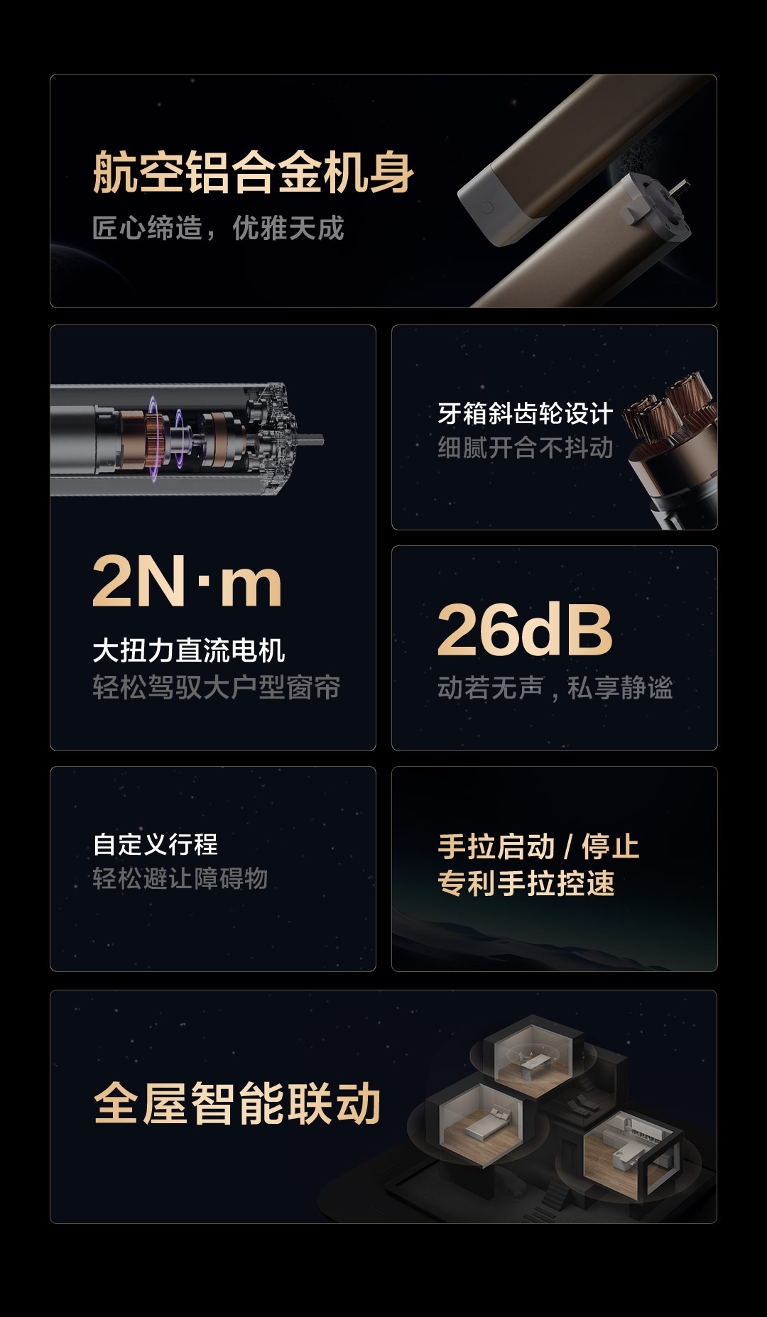 Aqara 智能窗帘电机 C3- Aqara 全屋智能